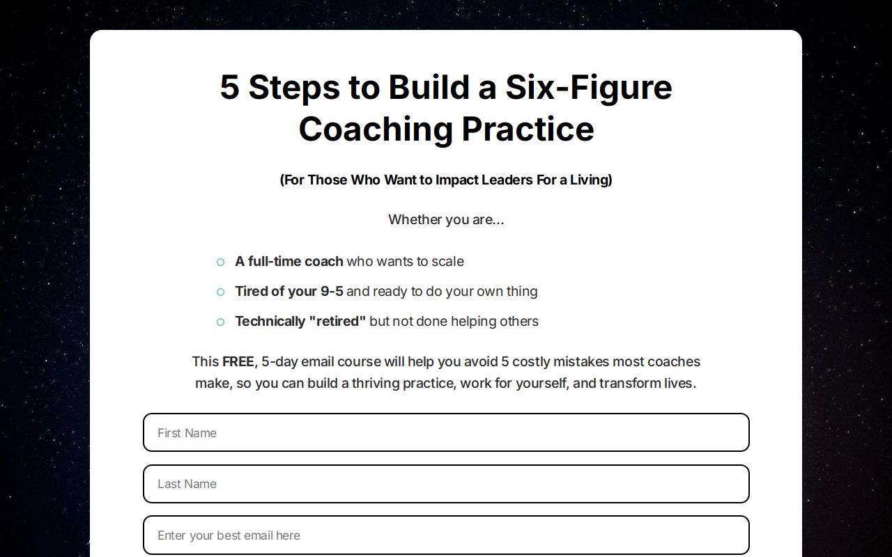 Meta Performance Coach Blueprint